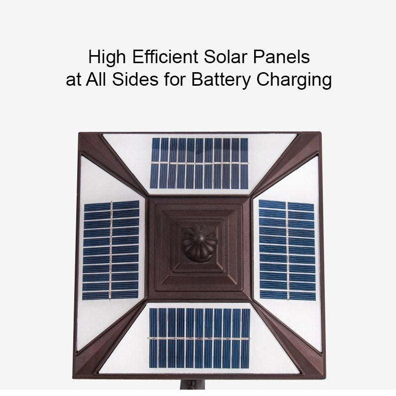 Black Retro Coach Style Outdoor Wall Mounted Solar Light – Aloak